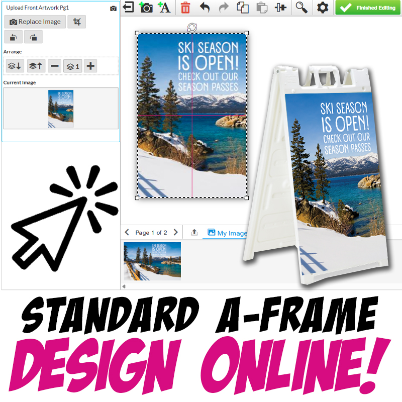 Standard A-Frames - Reno Print Store